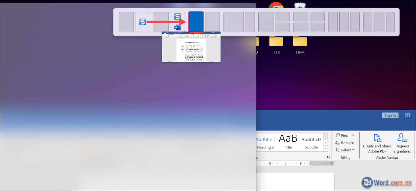 Cách mở 2 file Word cùng lúc trên màn hình
